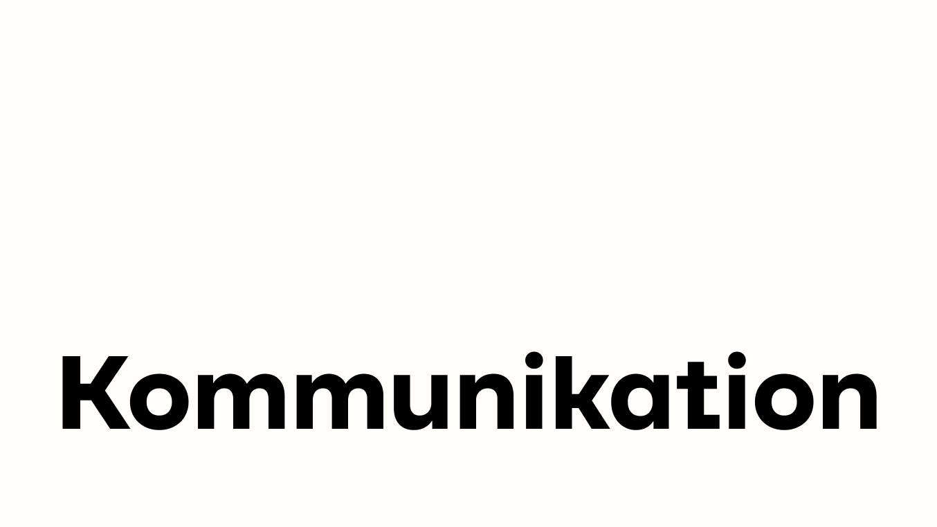 Kommunikation - Ny Studio