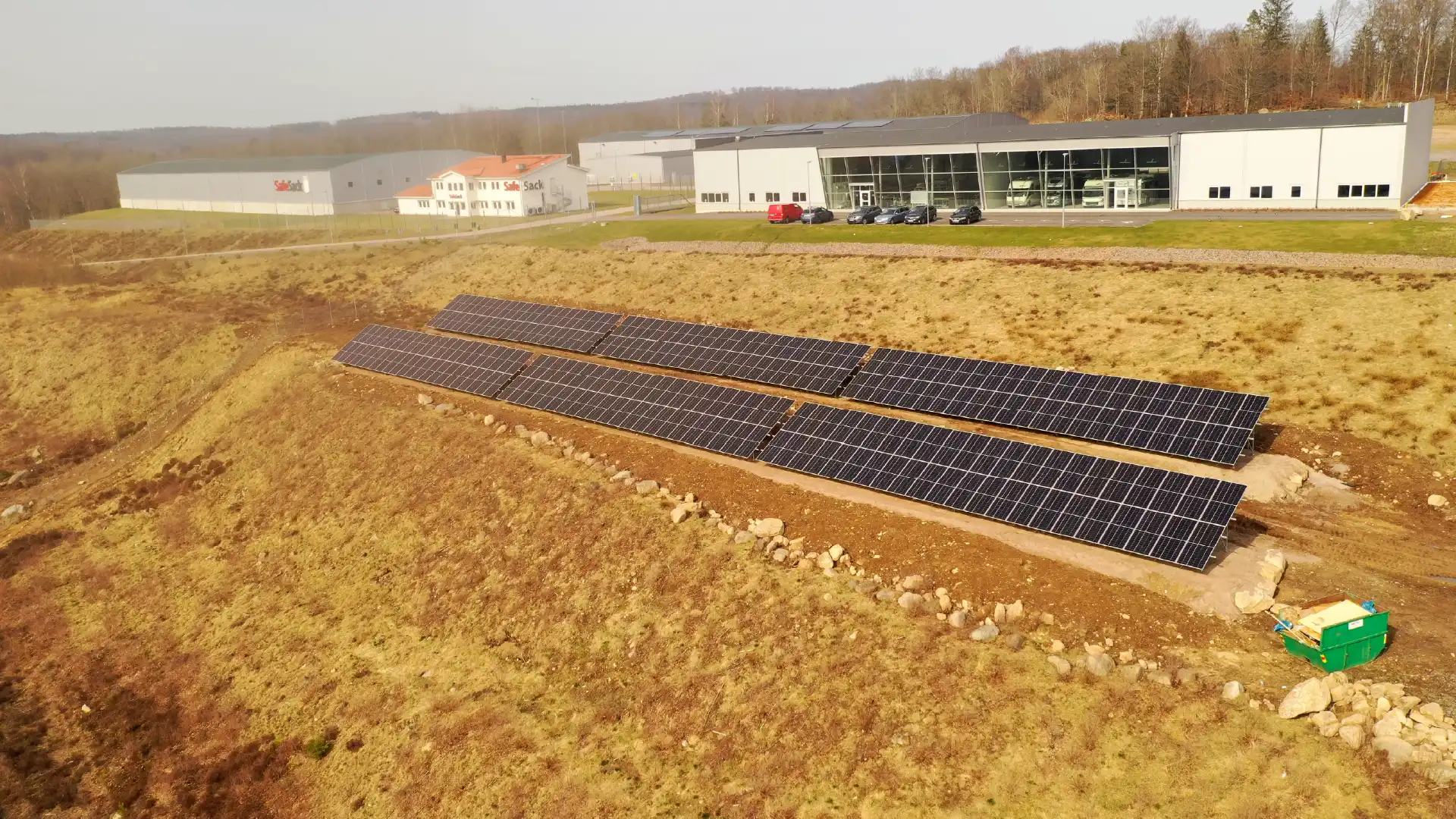 Sesol referens - markanläggning Örkelljunga - solcellsanläggning