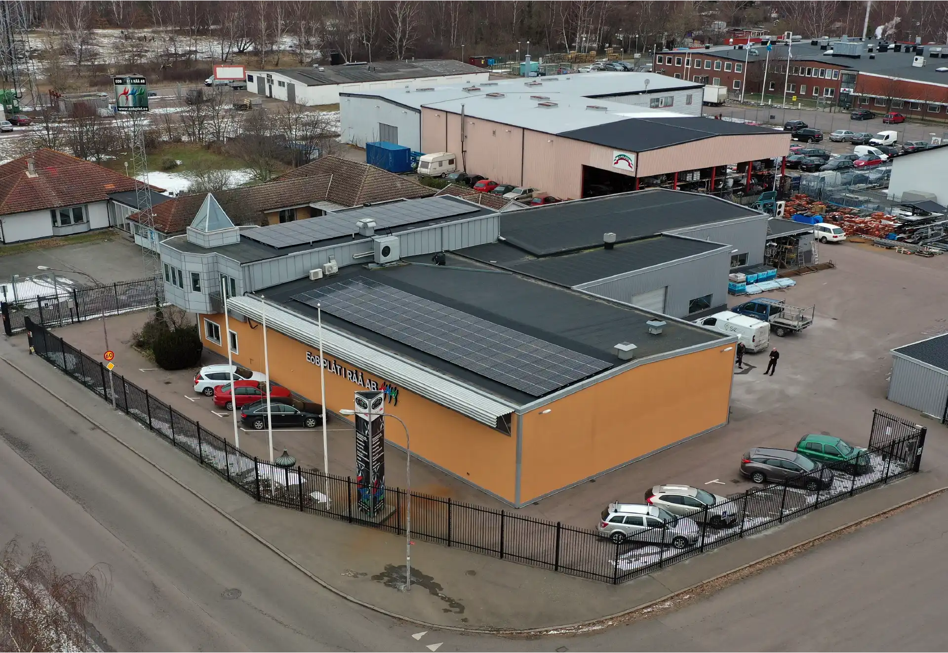 Sesol referens - företag Helsingborg - solceller EoB Plåt