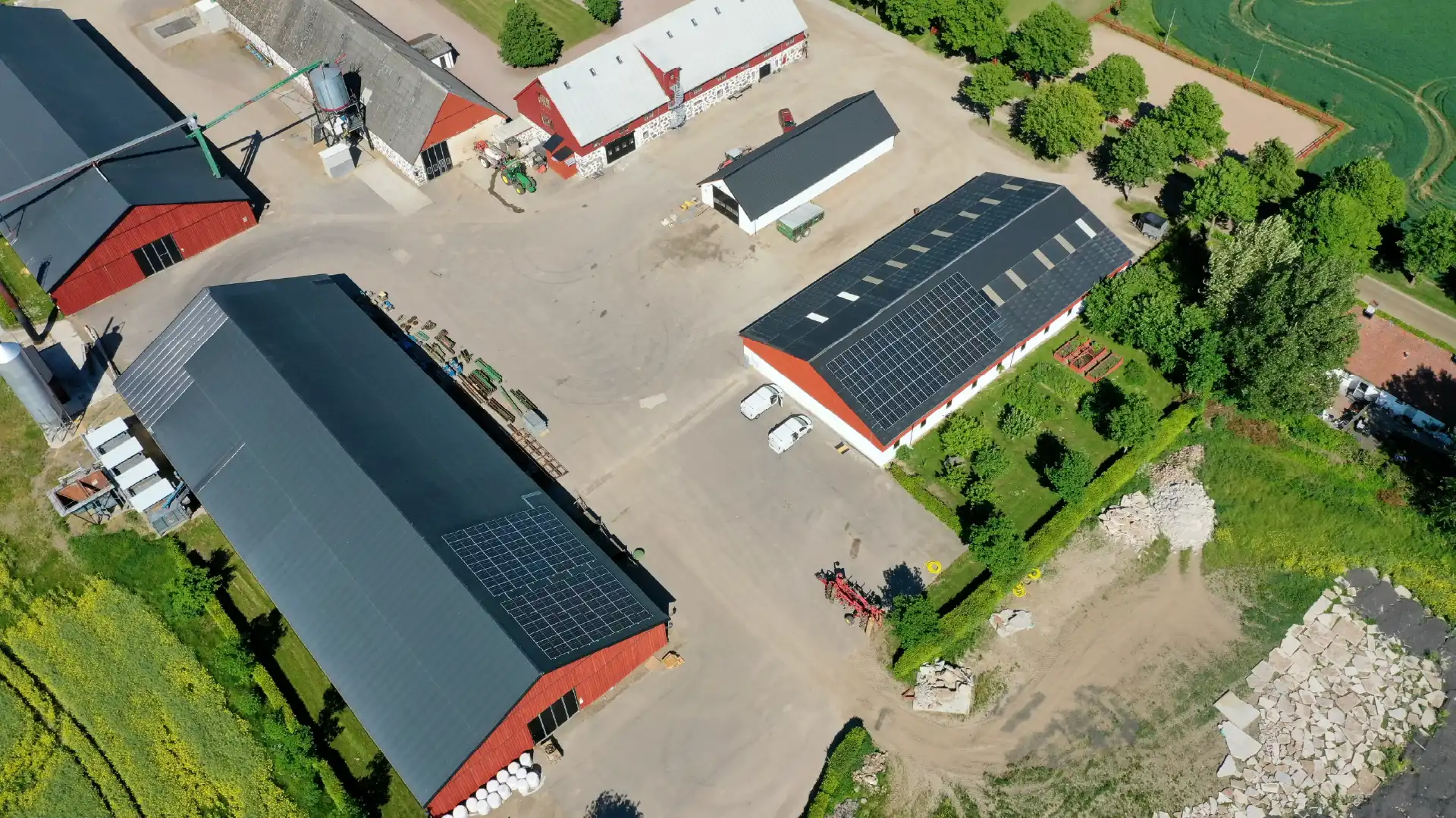 Sesol referens - lantbruk Tågarp - solcellsanläggning